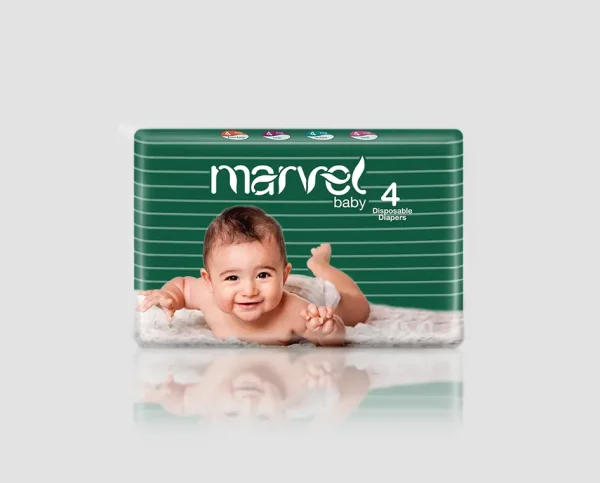 Marvel Baby Diapers – Medium (4Pcs) – Dukaan.lk
